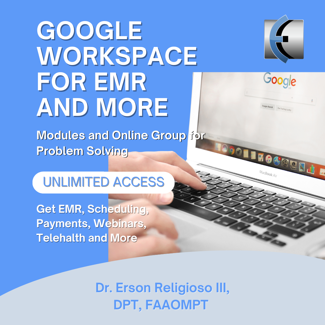 Google Workspace for Inexpensive EMR 2.0 – EDGE Mobility System